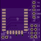 ESP8266 + nRF24L01 MiLight gateway PCB sandwich – leetronics.de